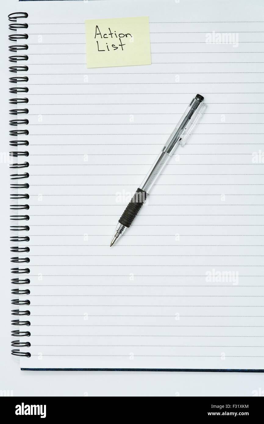 Action list hi-res stock photography and images - Alamy