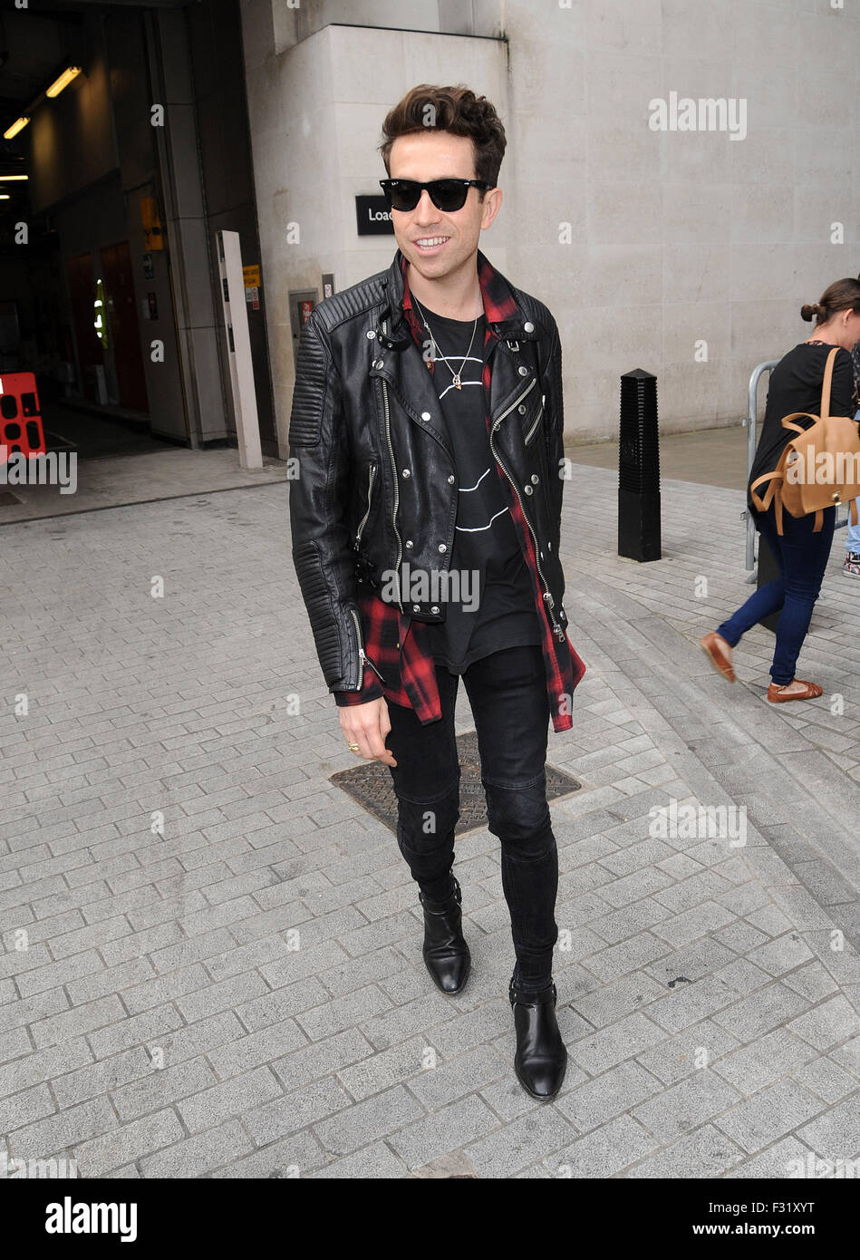 Nick Grimshaw at BBC Radio 1 Featuring: Nick Grimshaw Where: London ...
