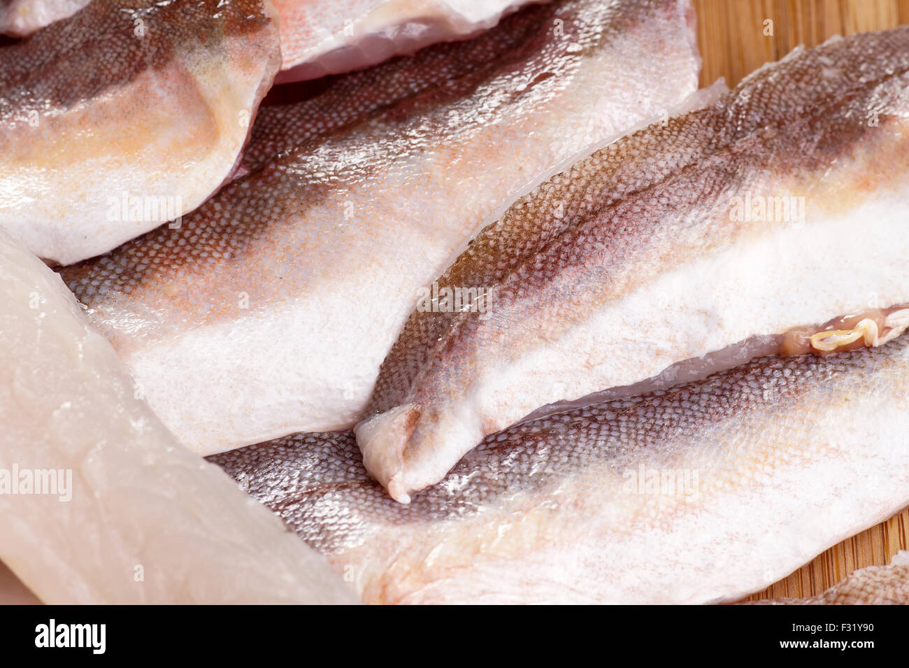gurnard fillets, fish ready for cooking, macro Stock Photo - Alamy