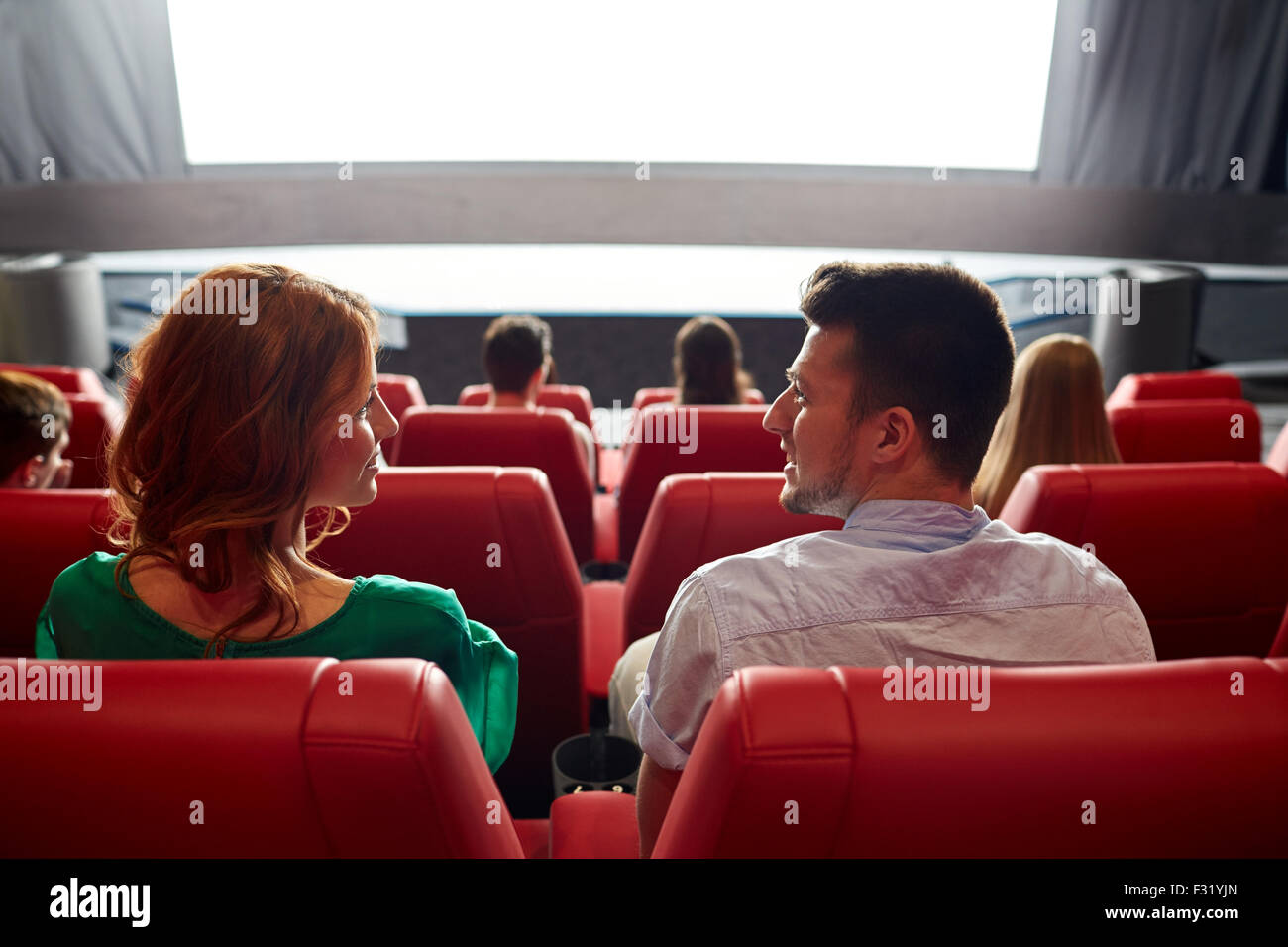 Movie Theater Audience Rear View High Resolution Stock Photography and ...
