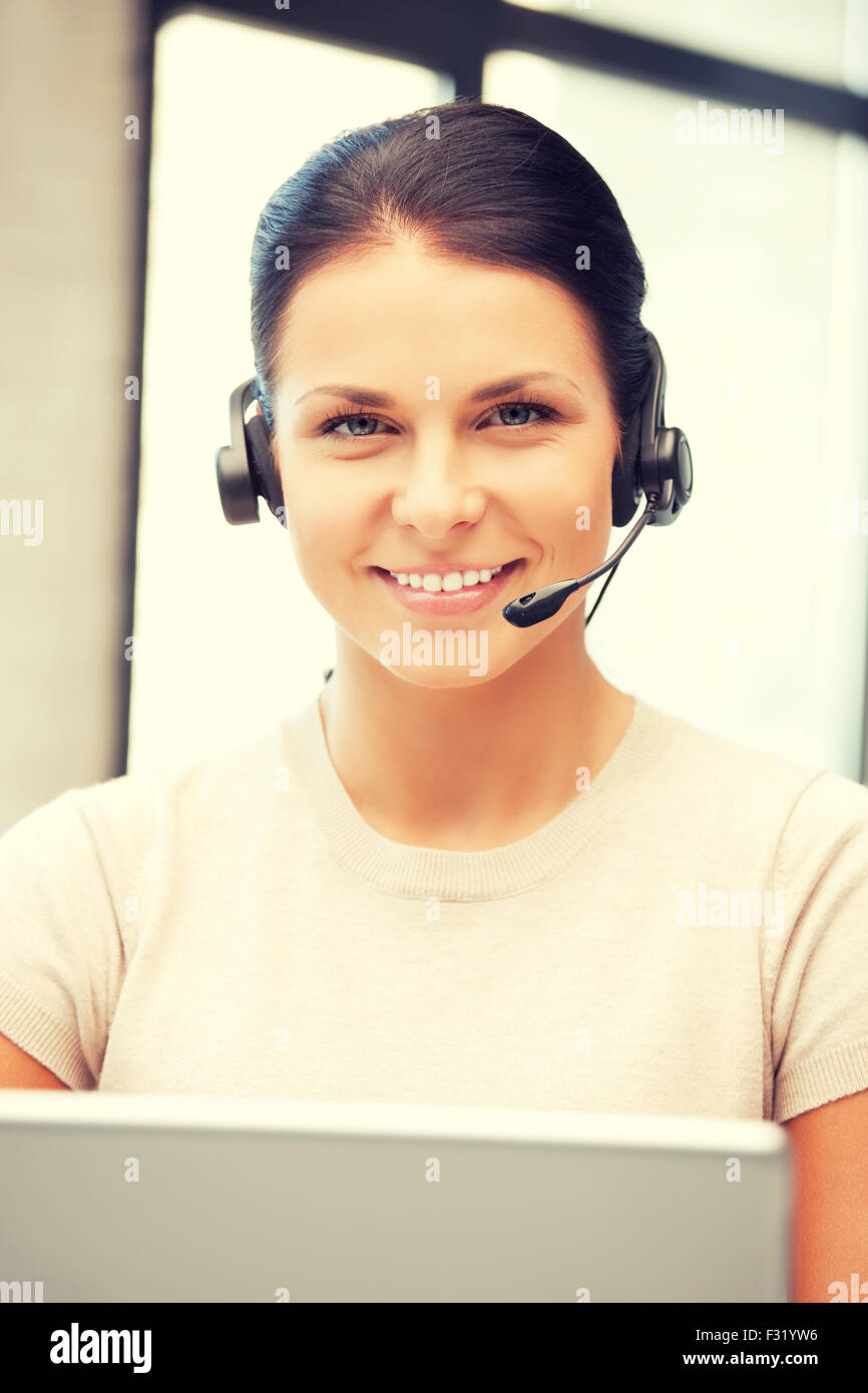 Pretty girl call center operator hi-res stock photography and images ...