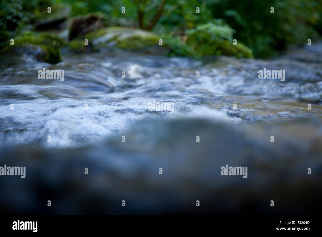Rushing river landscape Stock Photo - Alamy