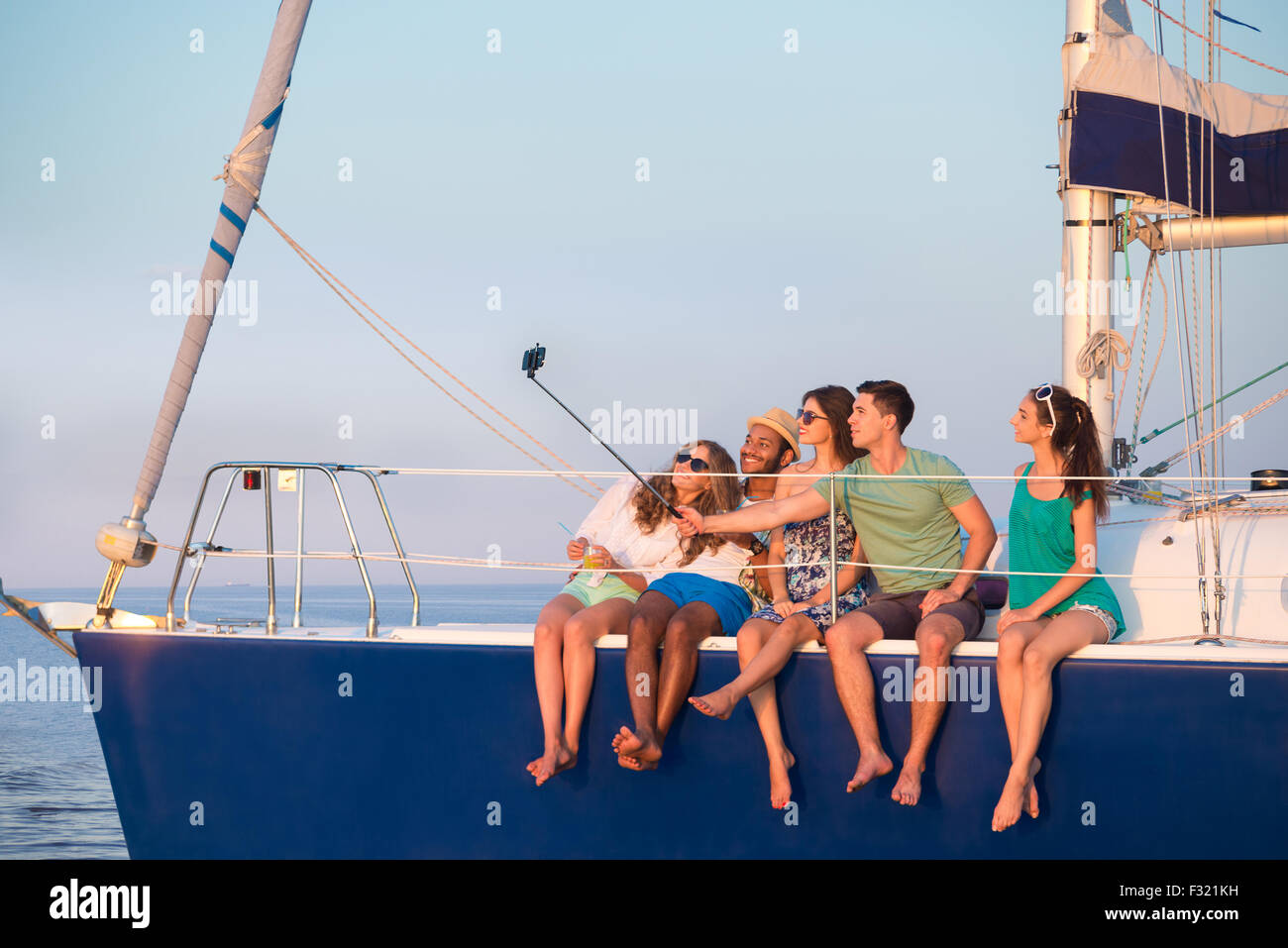 Selfie with a marine hi-res stock photography and images - Alamy
