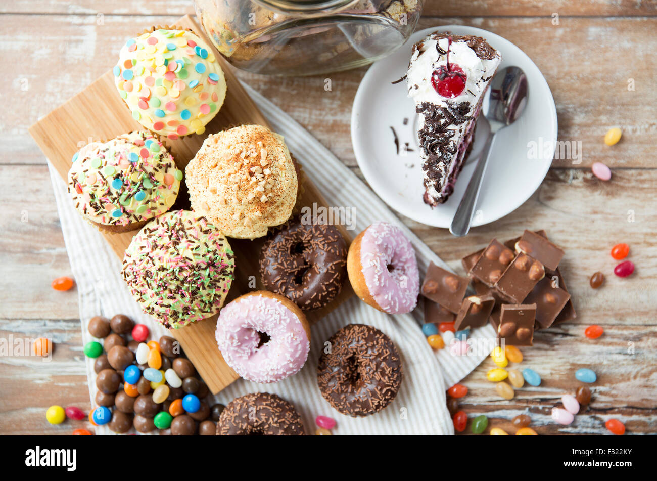 Close up of sweets hi-res stock photography and images - Alamy