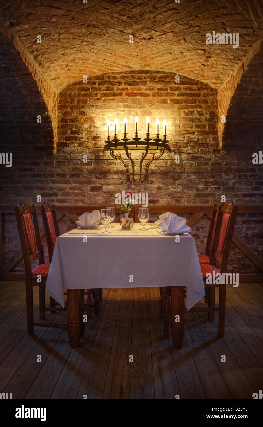Beautiful restaurant interior Stock Photo - Alamy
