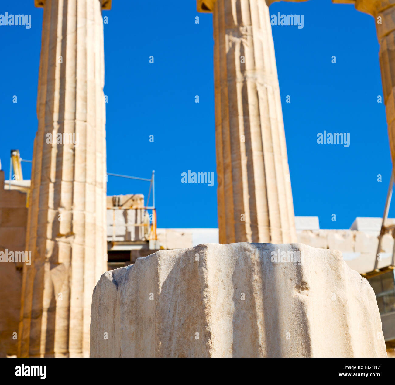 in greece the old architecture and historical place parthenon athens ...