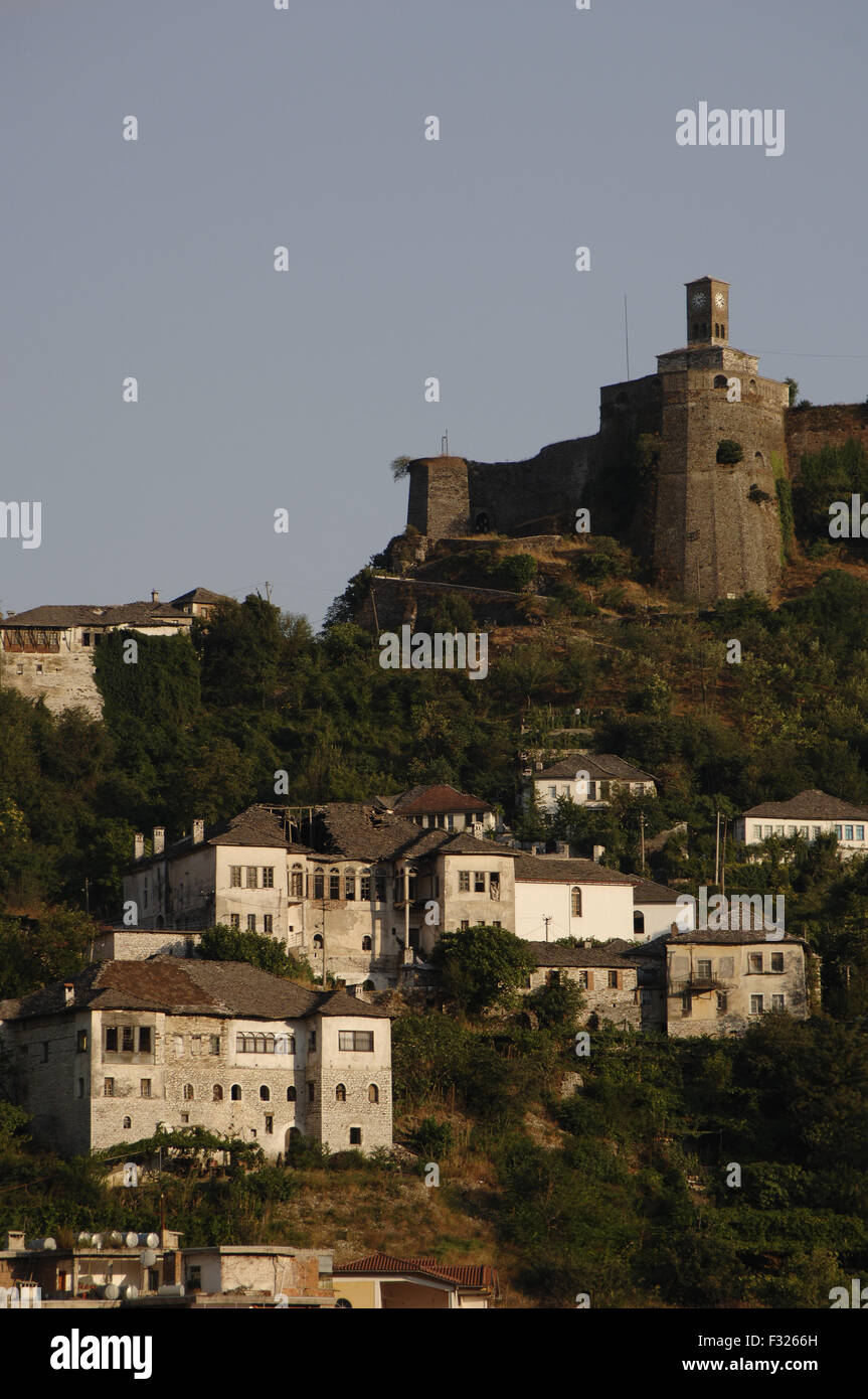 Albania. Gjirokaster. Castle built in 18th century ordered by the ...