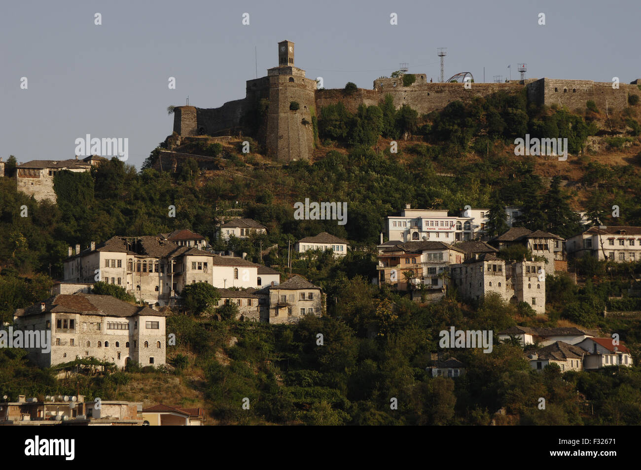 Albania. Gjirokaster. Castle built in 18th century ordered by the ...