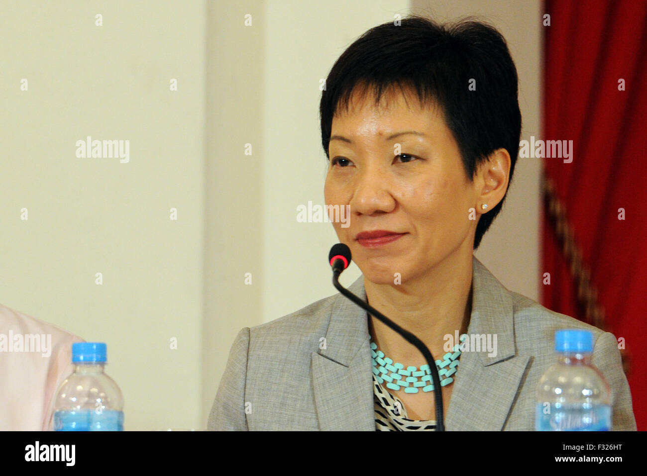 Singapore, Community and Youth Grace Fu Hai Yen attends a press ...