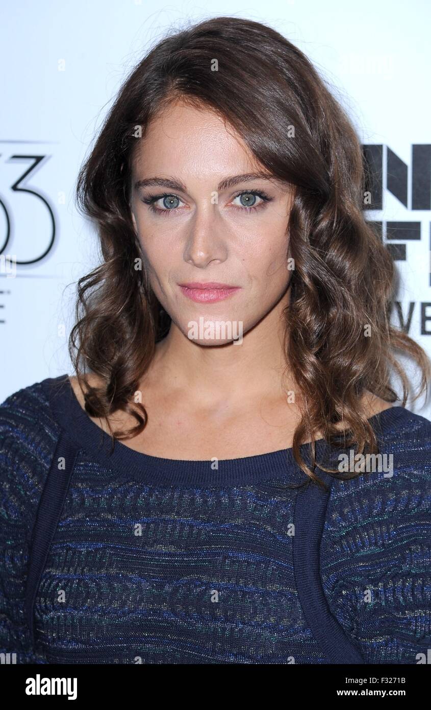 New York, NY, USA. 27th Sep, 2015. Ariane Labed at arrivals for THE ...