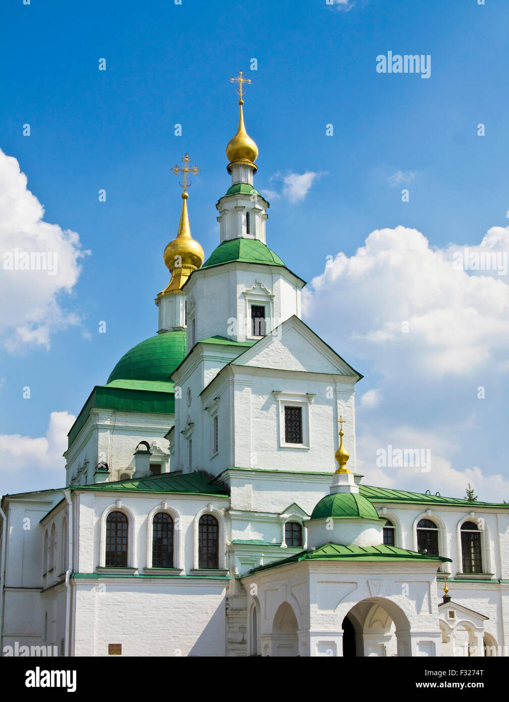 Moscow, churches of Danilov monastery Stock Photo - Alamy