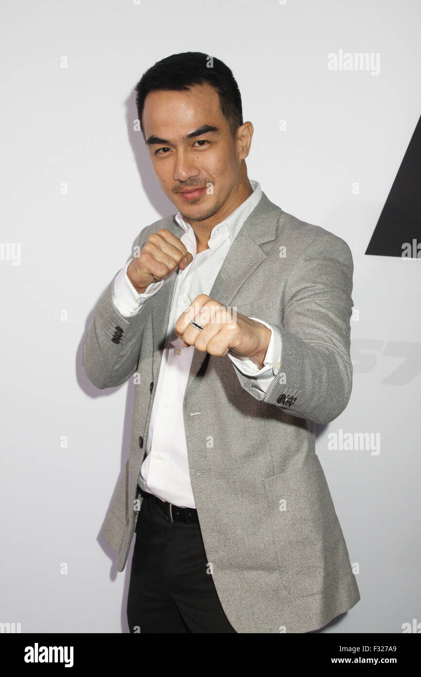 Premiere 'Furious 7' - Arrivals Featuring: Joe Taslim Where: Los ...