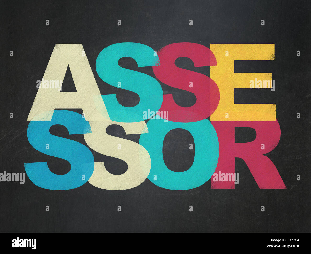 Insurance concept: Assessor on School Board background Stock Photo - Alamy