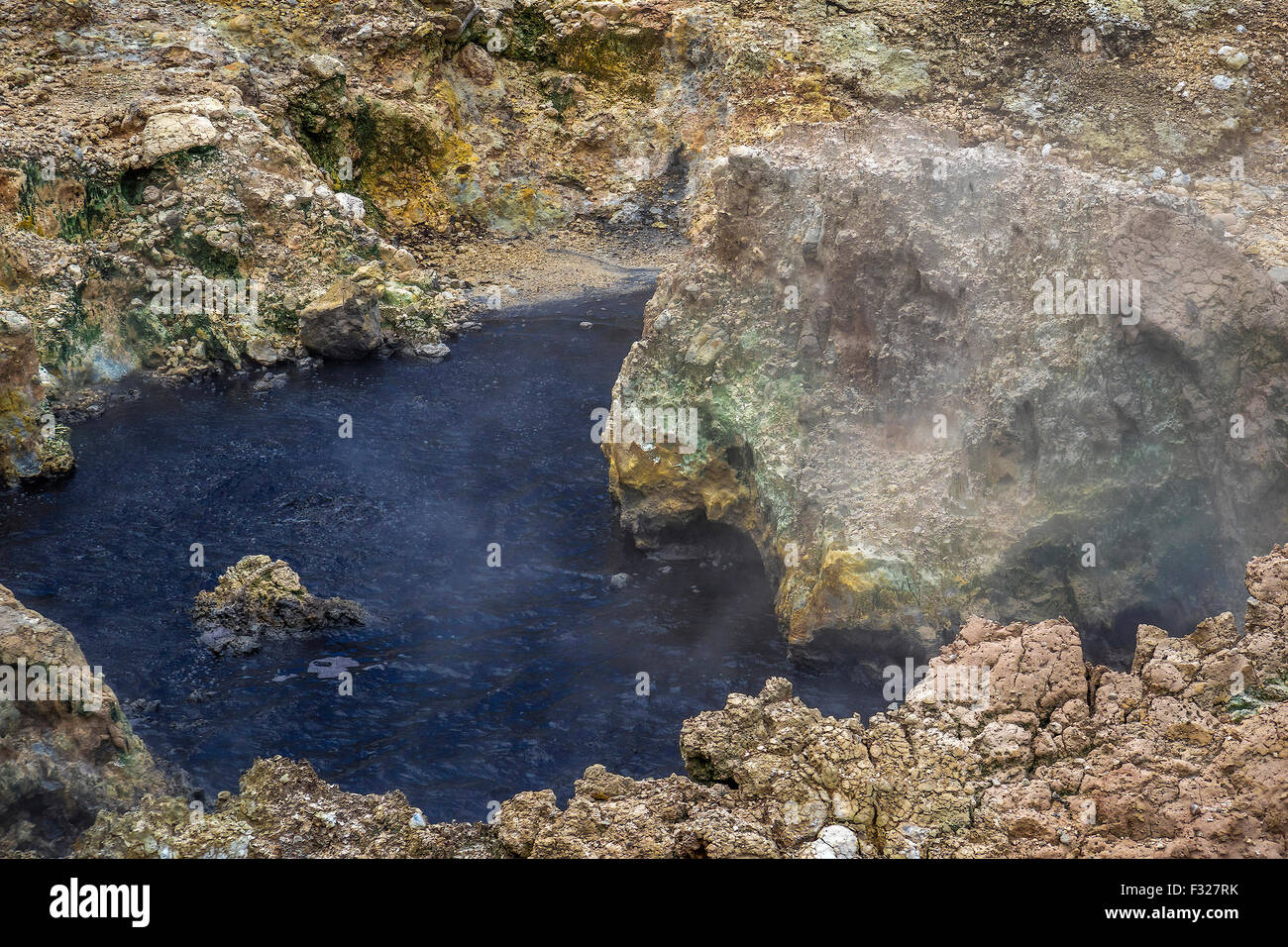 Volcanic Area Mount Soufriere St. Lucia West Indies Stock Photo - Alamy