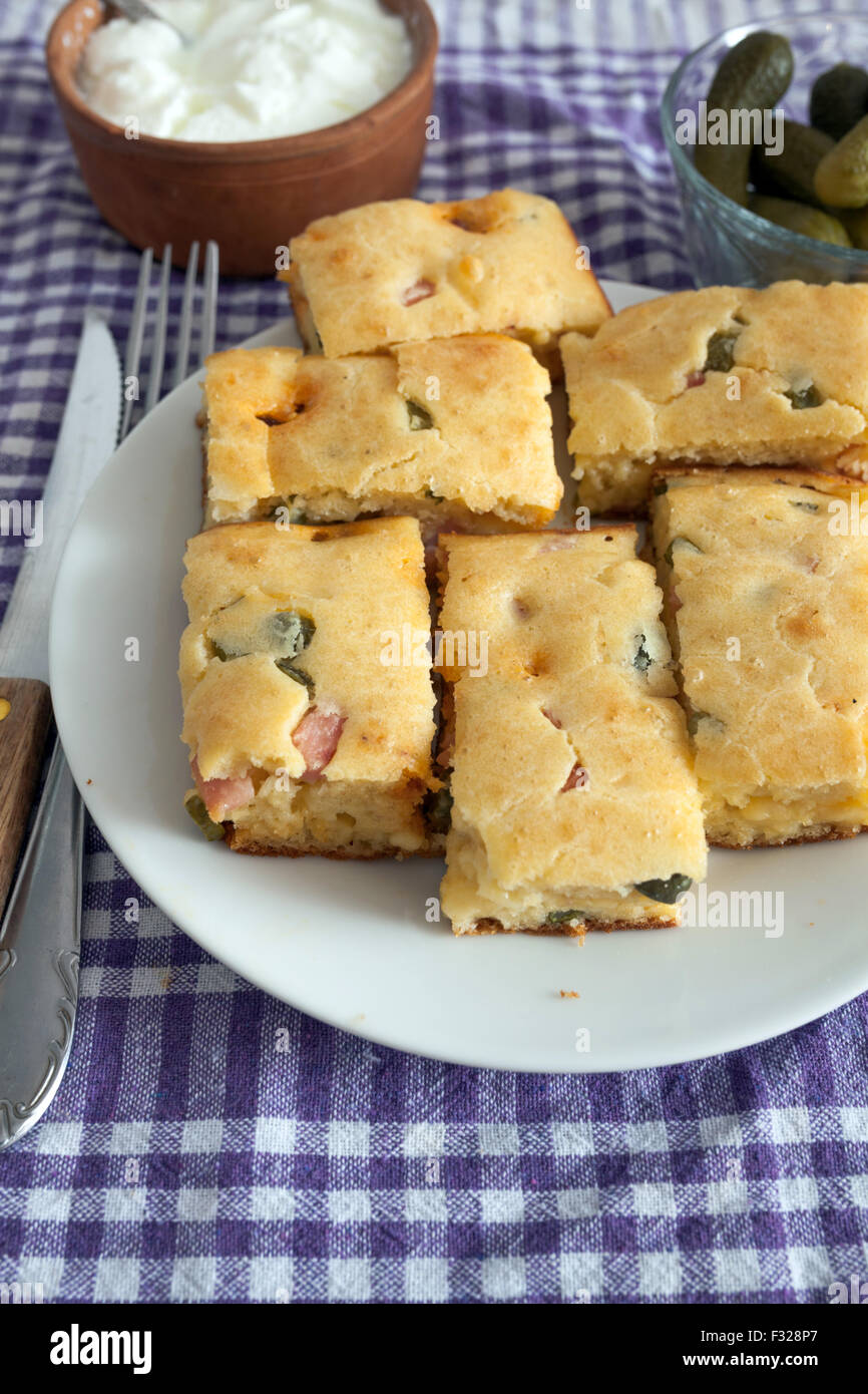 Homemade Spanish Pie Stock Photo - Alamy