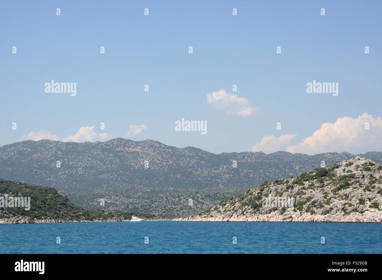 Mediterranean sea landscape Stock Photo - Alamy