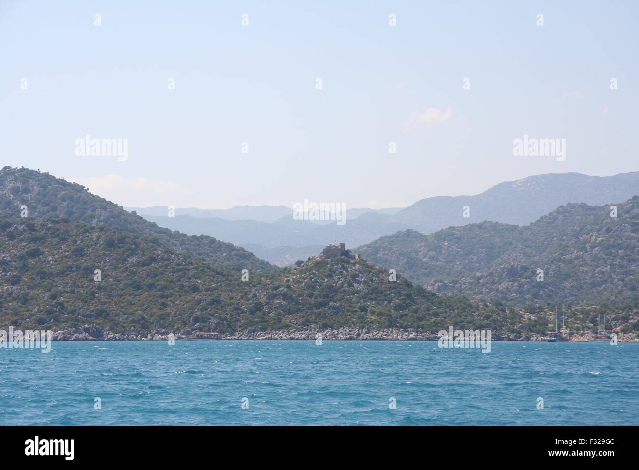 Mediterranean sea landscape Stock Photo - Alamy