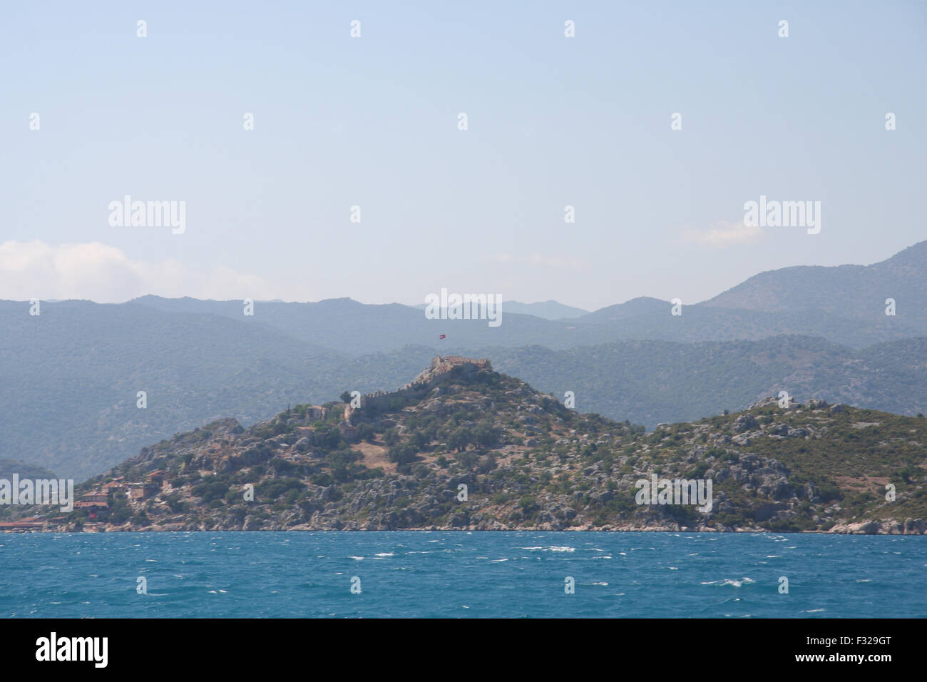 Mediterranean sea landscape Stock Photo - Alamy