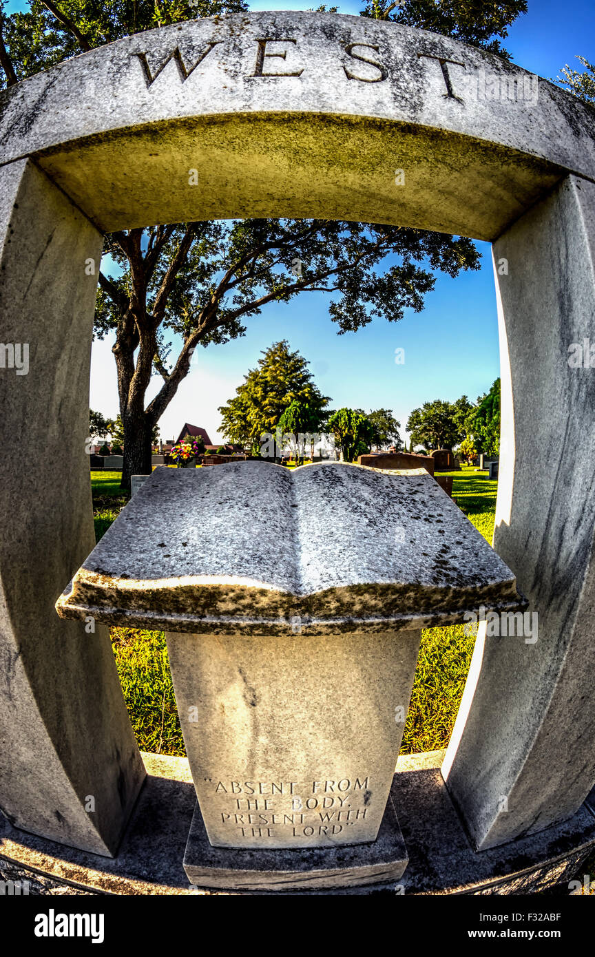 Grave Marker at Forest Park Cemetery Stock Photo - Alamy