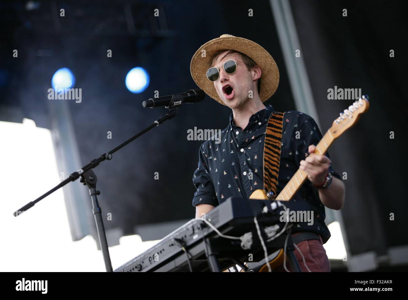 Las Vegas, NV, USA. 27th Sep, 2015. A/J Jackson of Saint Motel in ...