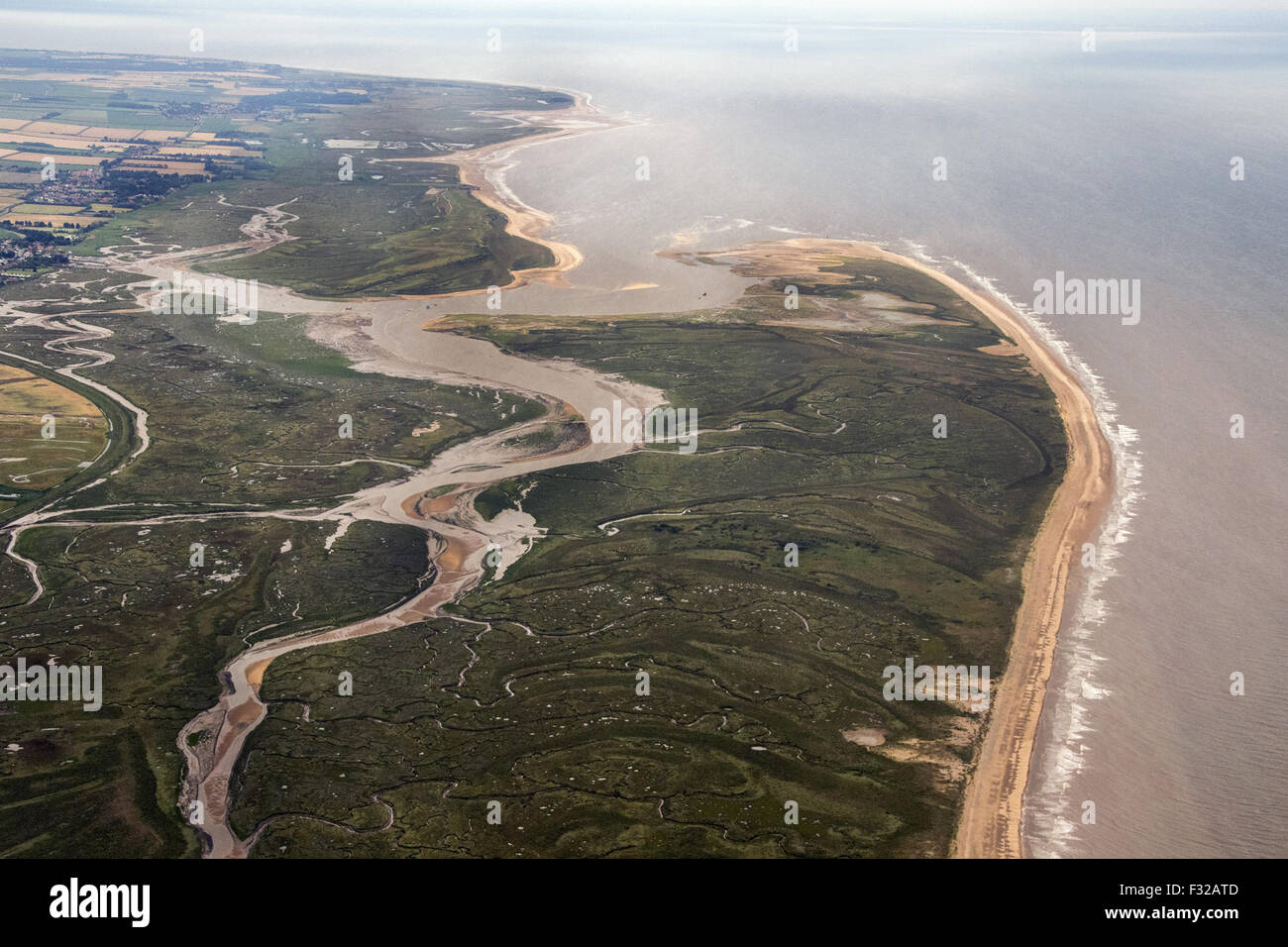 Looking west over Scolt Head Island Nature reserve. North Norfolk Stock ...