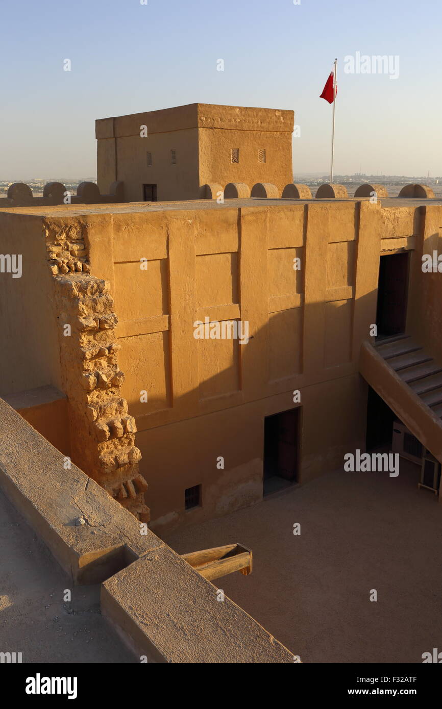 Interior of the Riffa Fort, East Riffa, Kingdom of Bahrain Stock Photo ...