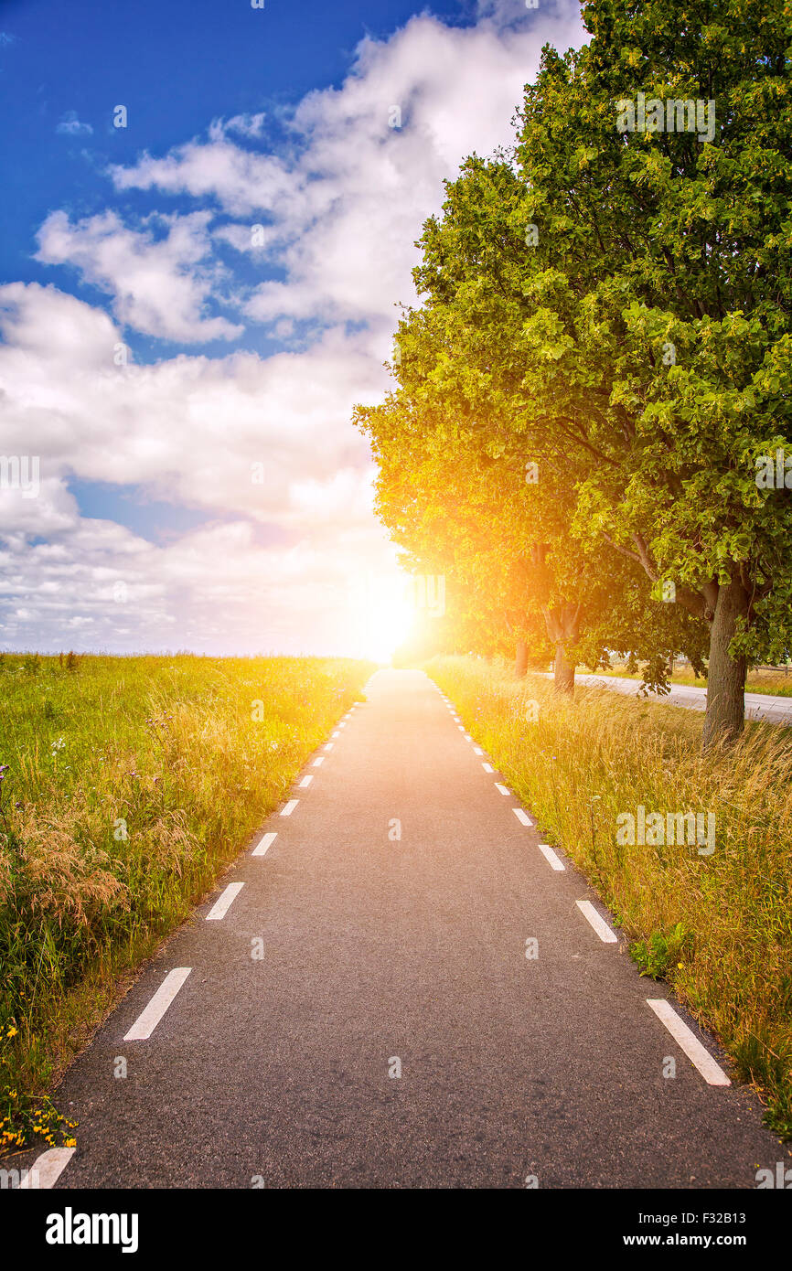 Tarmac path grass hi-res stock photography and images - Alamy