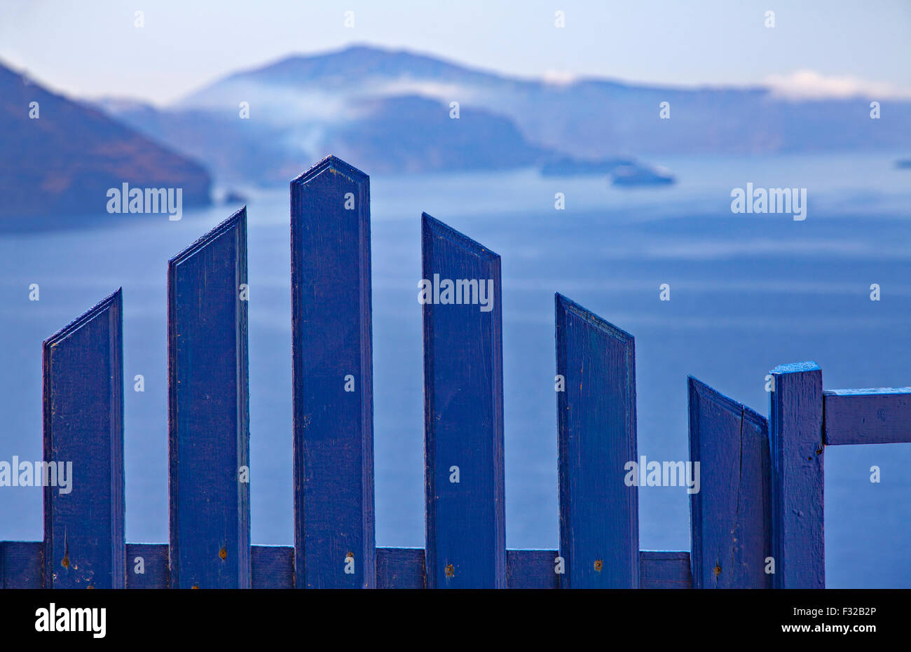 Santorini gate hi-res stock photography and images - Alamy