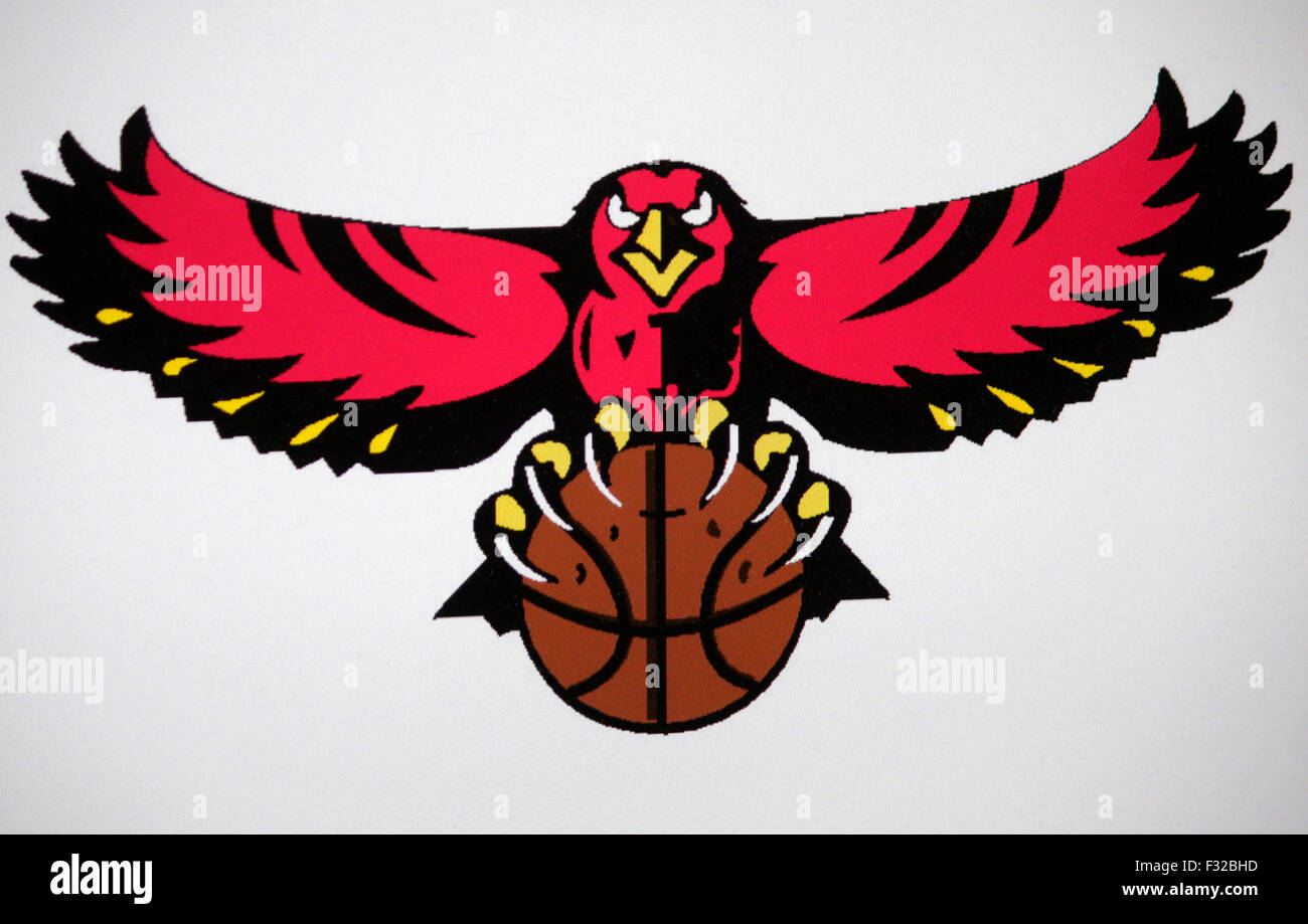 the logo of the "Atlanta Hawks Stock Photo - Alamy