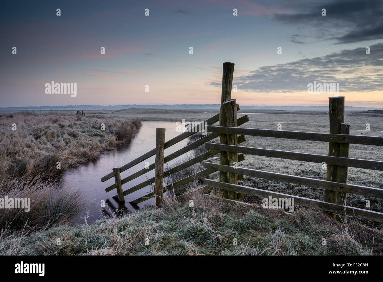 Ditch fence hi-res stock photography and images - Alamy