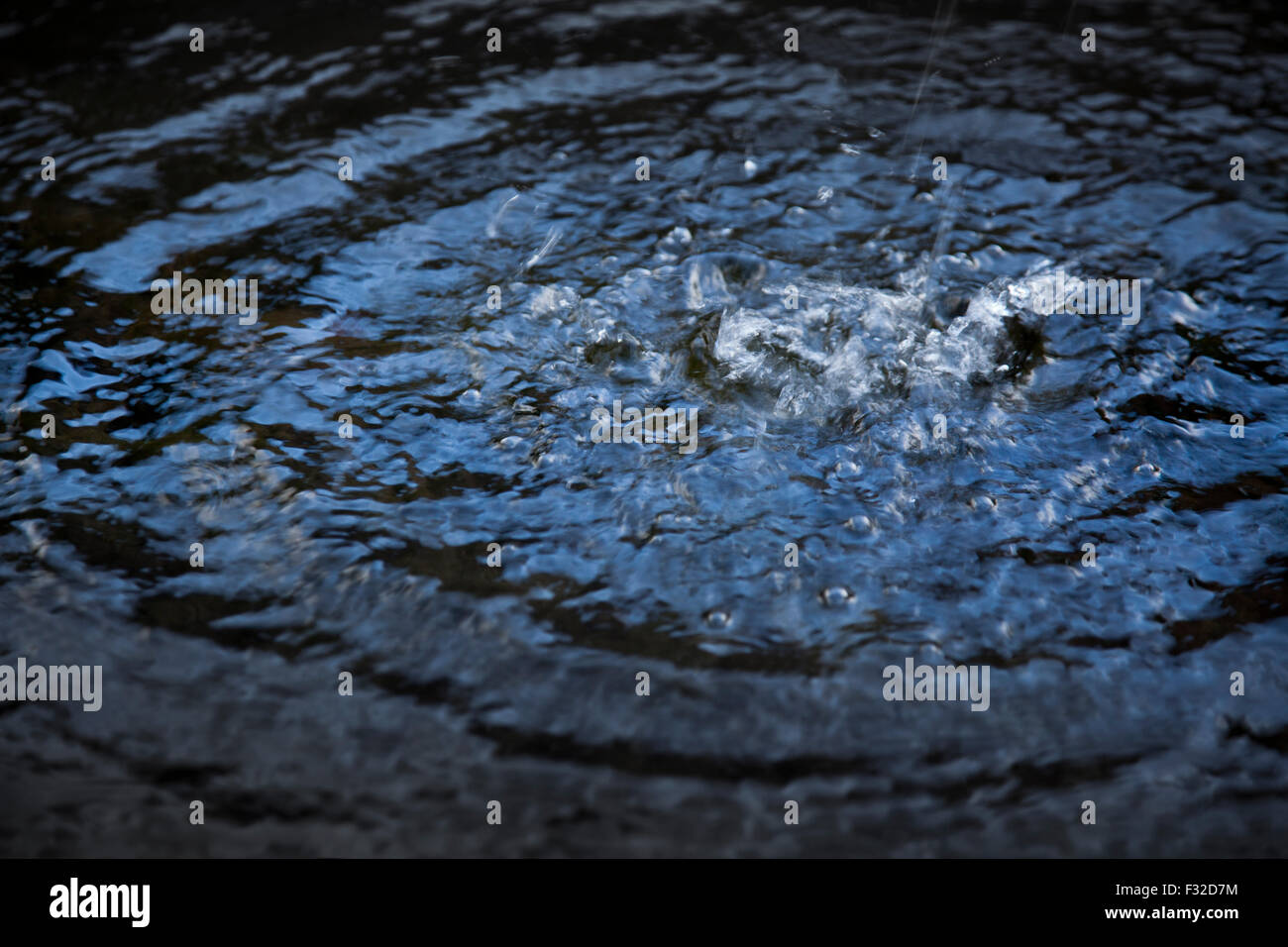Water splashing into a pool Stock Photo - Alamy