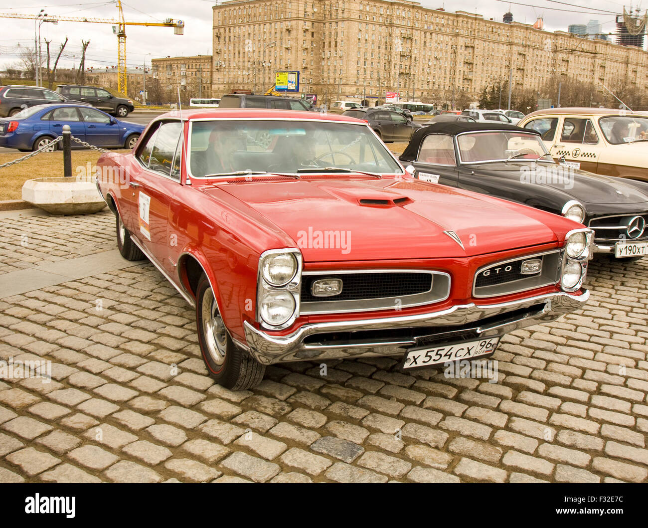 MOSCOW – APRIL 21: retro car Pontiac on rally of classical cars on ...