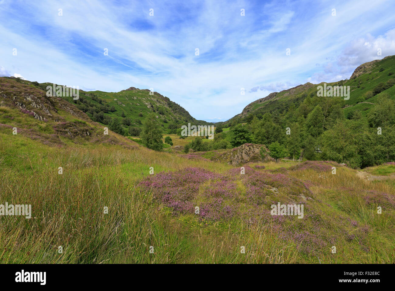 Watendlath Valley Borrowdale Cumbria Lake District National Park ...