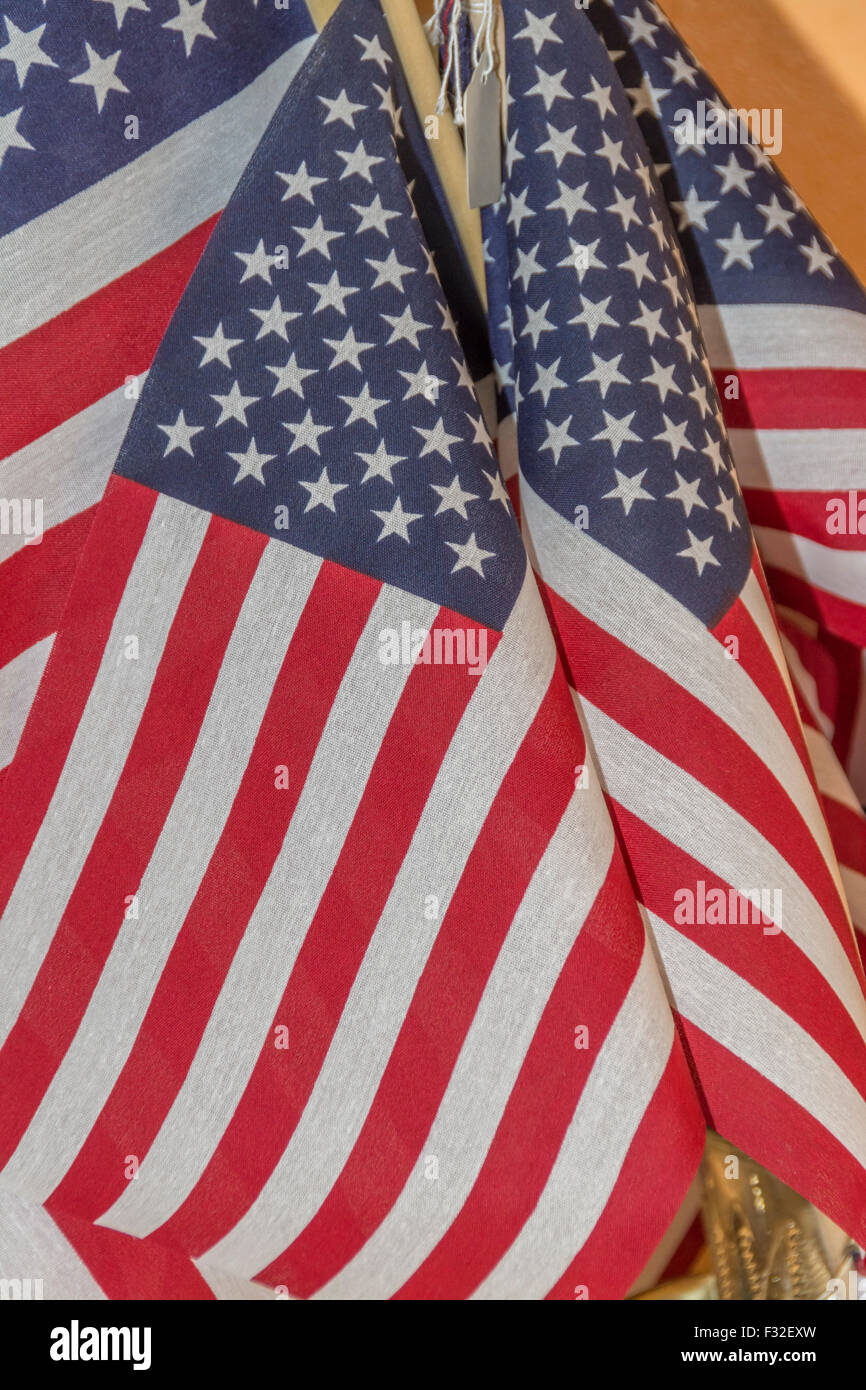 Multiple American flags Stock Photo - Alamy