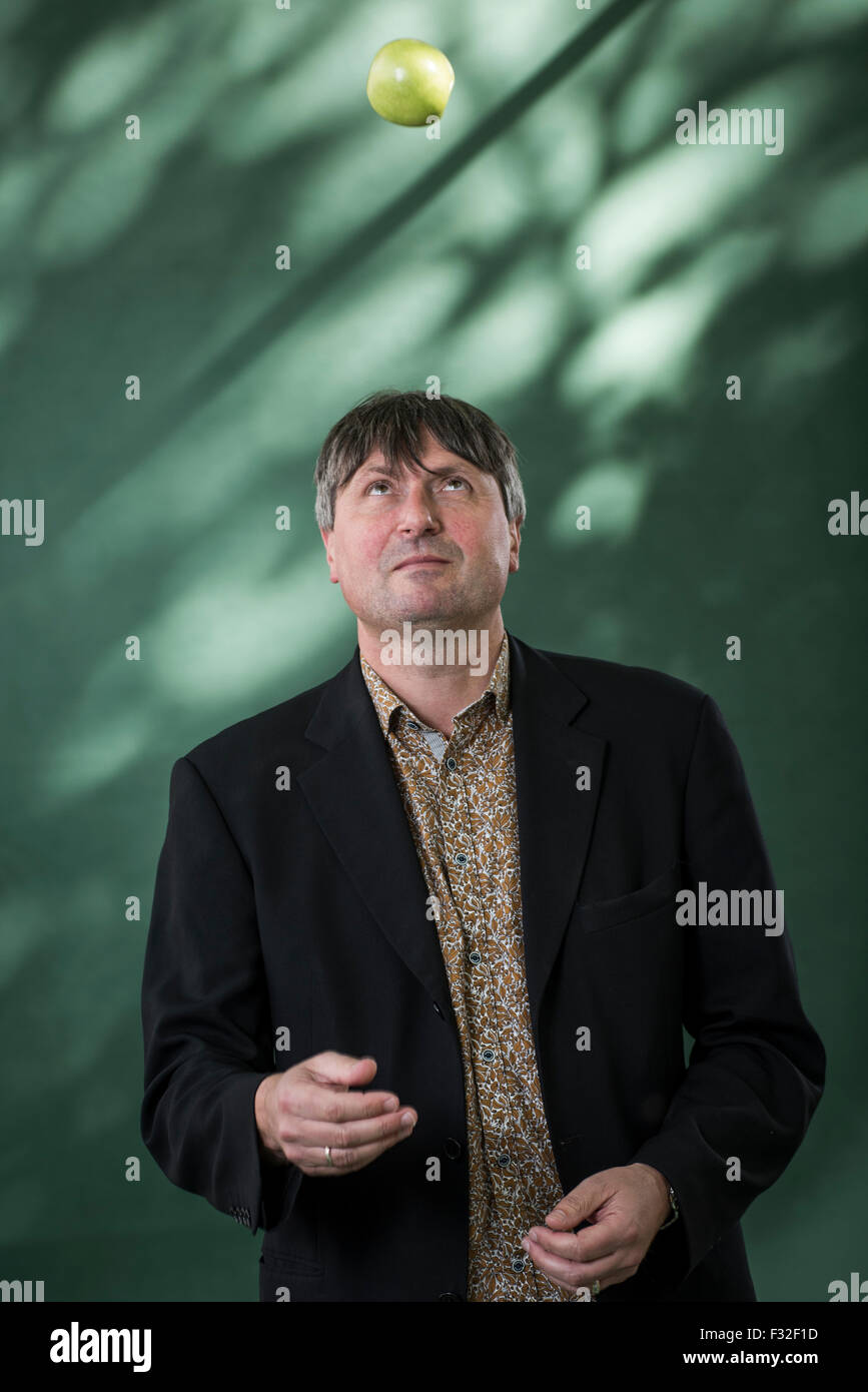 English poet, playwright and novelist Simon Armitage CBE Stock Photo ...