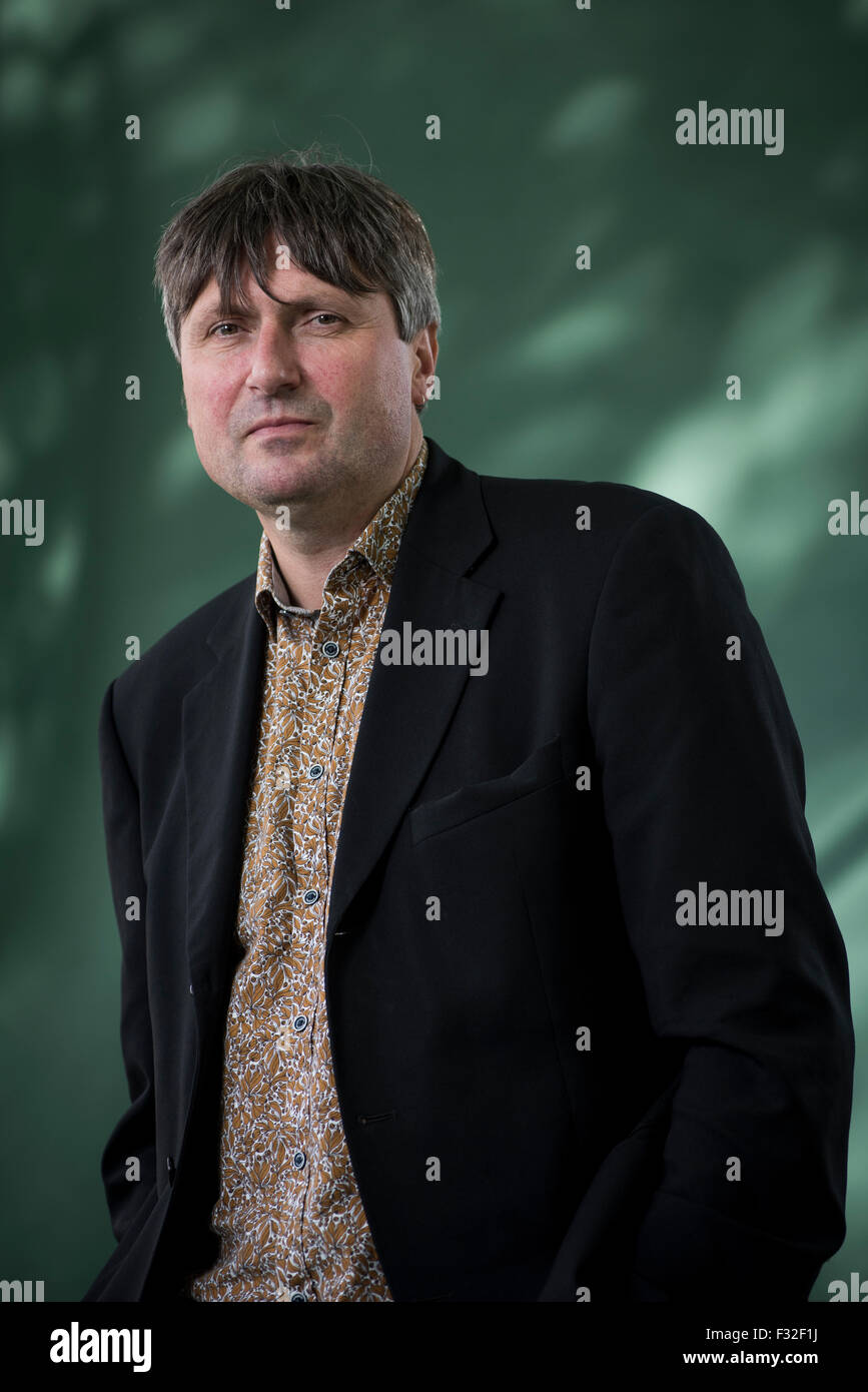 English poet, playwright and novelist Simon Armitage CBE Stock Photo ...