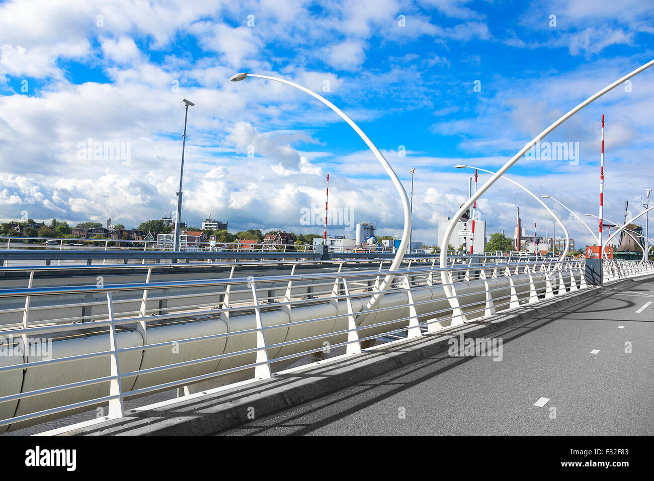 Details of modern bridge Stock Photo - Alamy