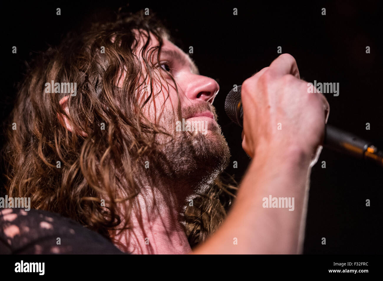 Hamburg, Germany. 26th Sep, 2015. Joseph Keefe, singer with US band ...