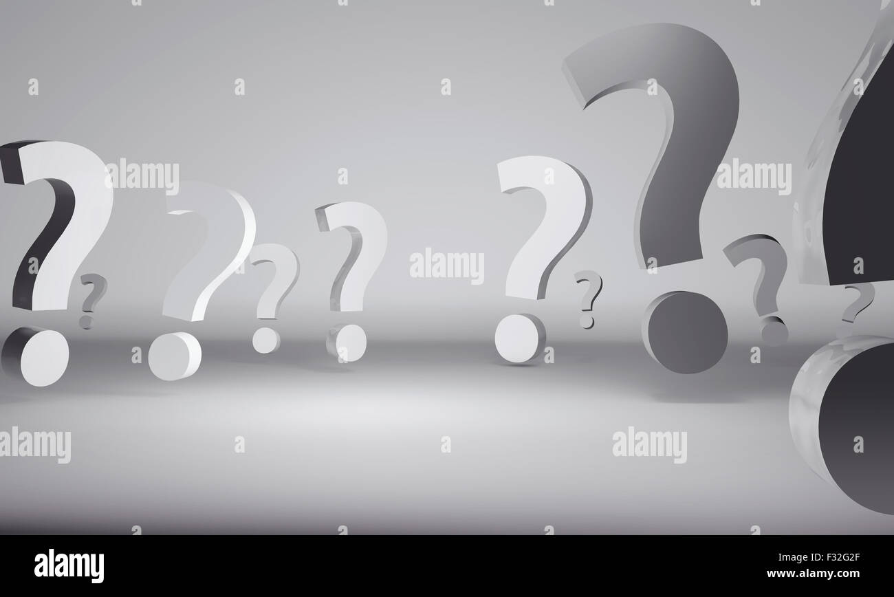 Abstract picture presenting question marks Stock Photo - Alamy