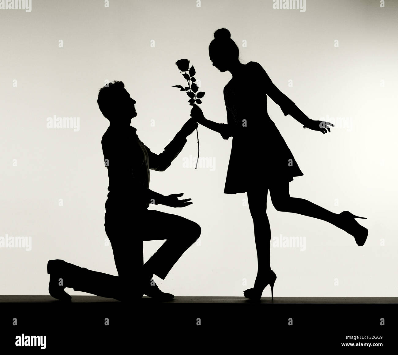 Proposal scene hi-res stock photography and images - Alamy