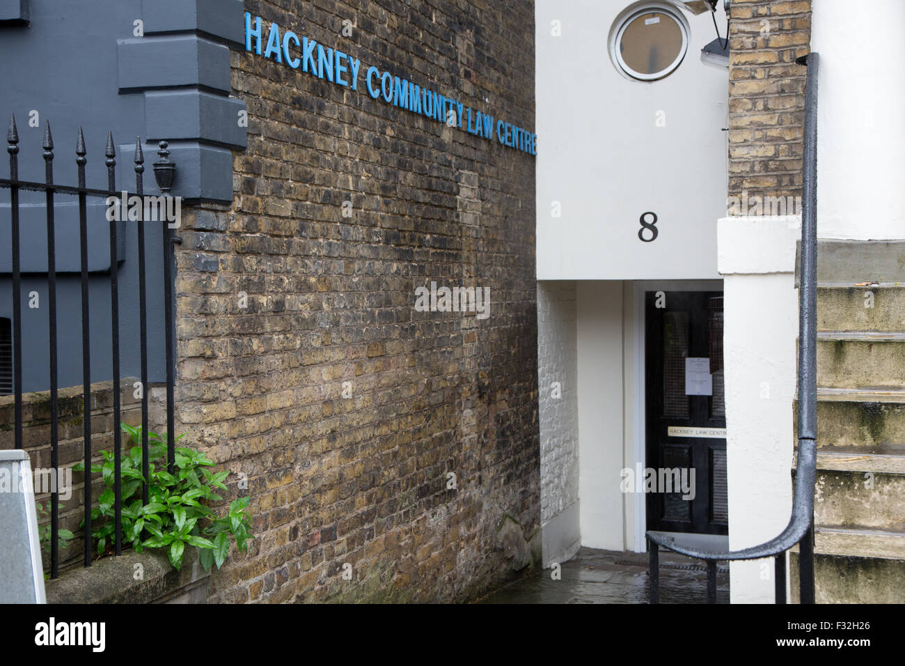 Hackney Community Law Centre, office entrance and exterior Stock Photo ...