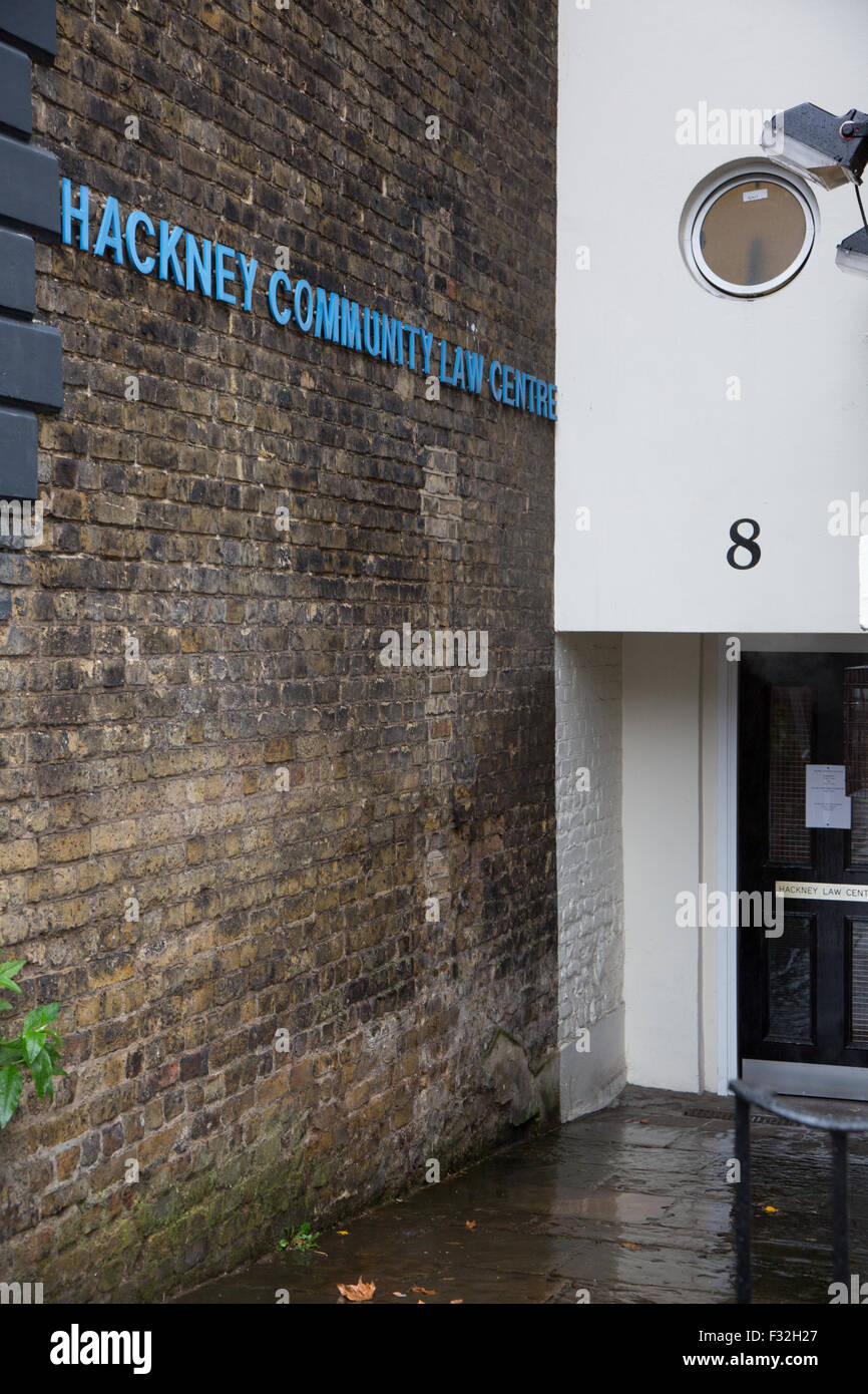 Hackney Community Law Centre, office entrance and exterior Stock Photo ...