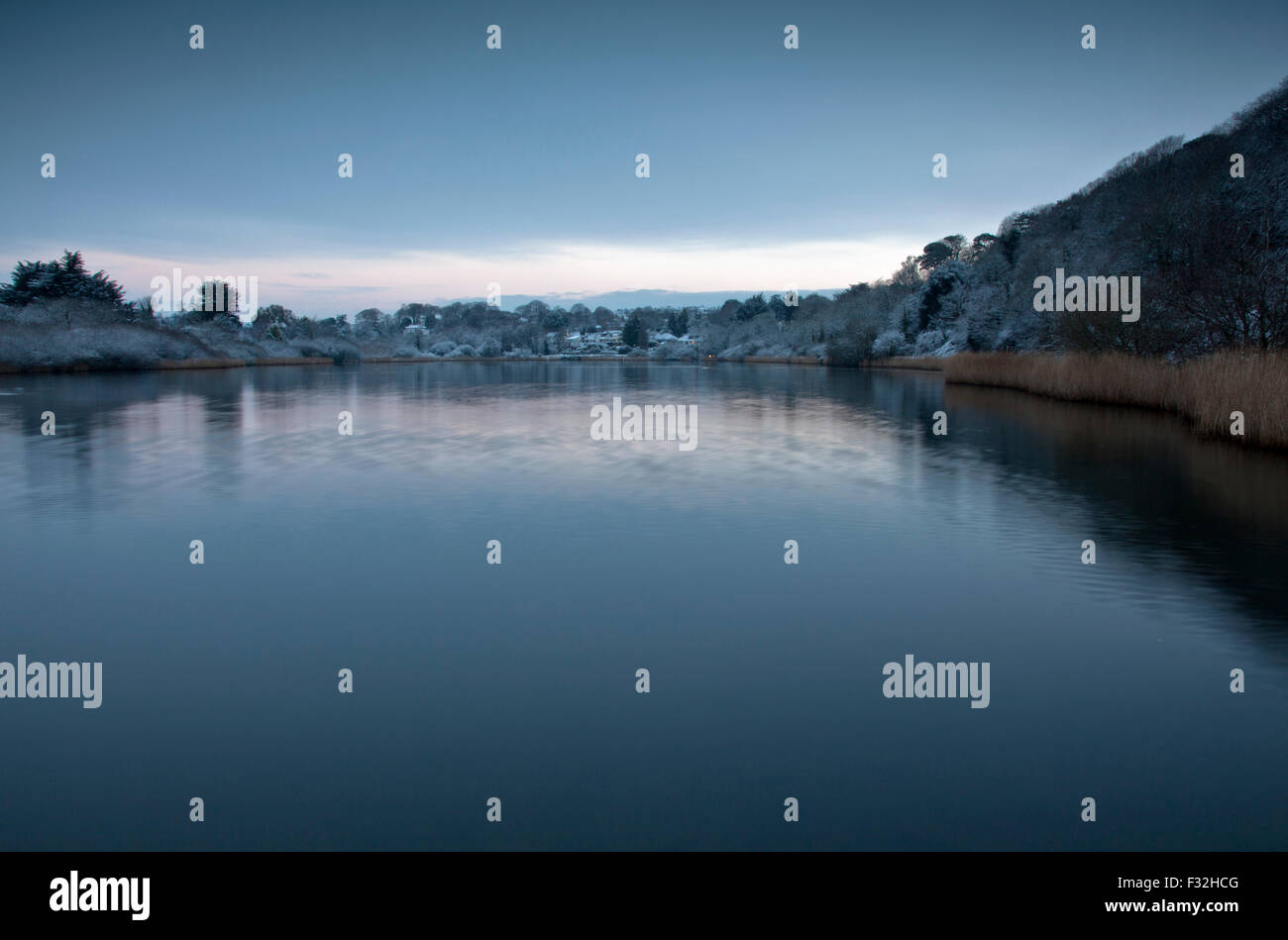 Falmouth in the snow hi-res stock photography and images - Alamy