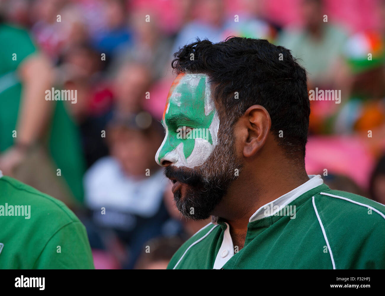 Rugby face paint hi-res stock photography and images - Alamy