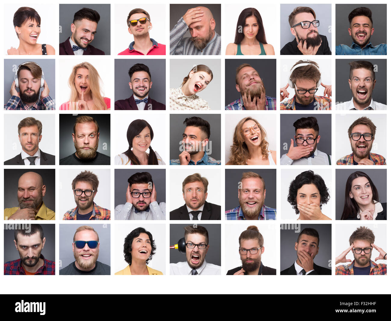 People with different emotions Stock Photo - Alamy