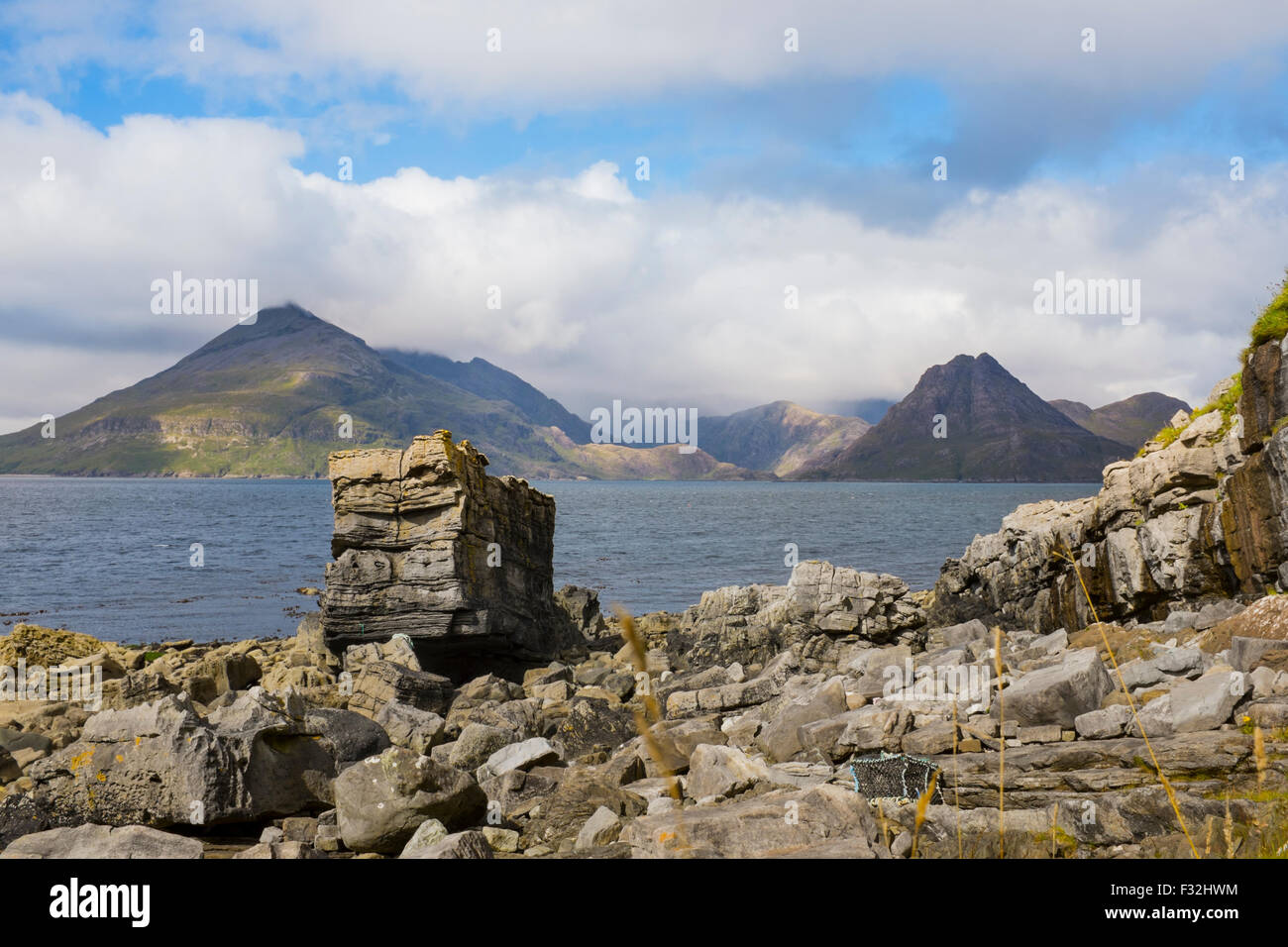 Loch Scavaig and the Black Cuillin Stock Photo - Alamy