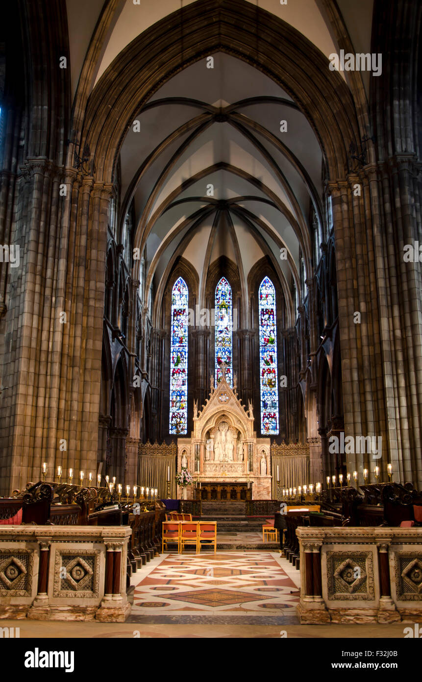 The interior of St Mary's Episcopal (Church of England) Cathedral ...