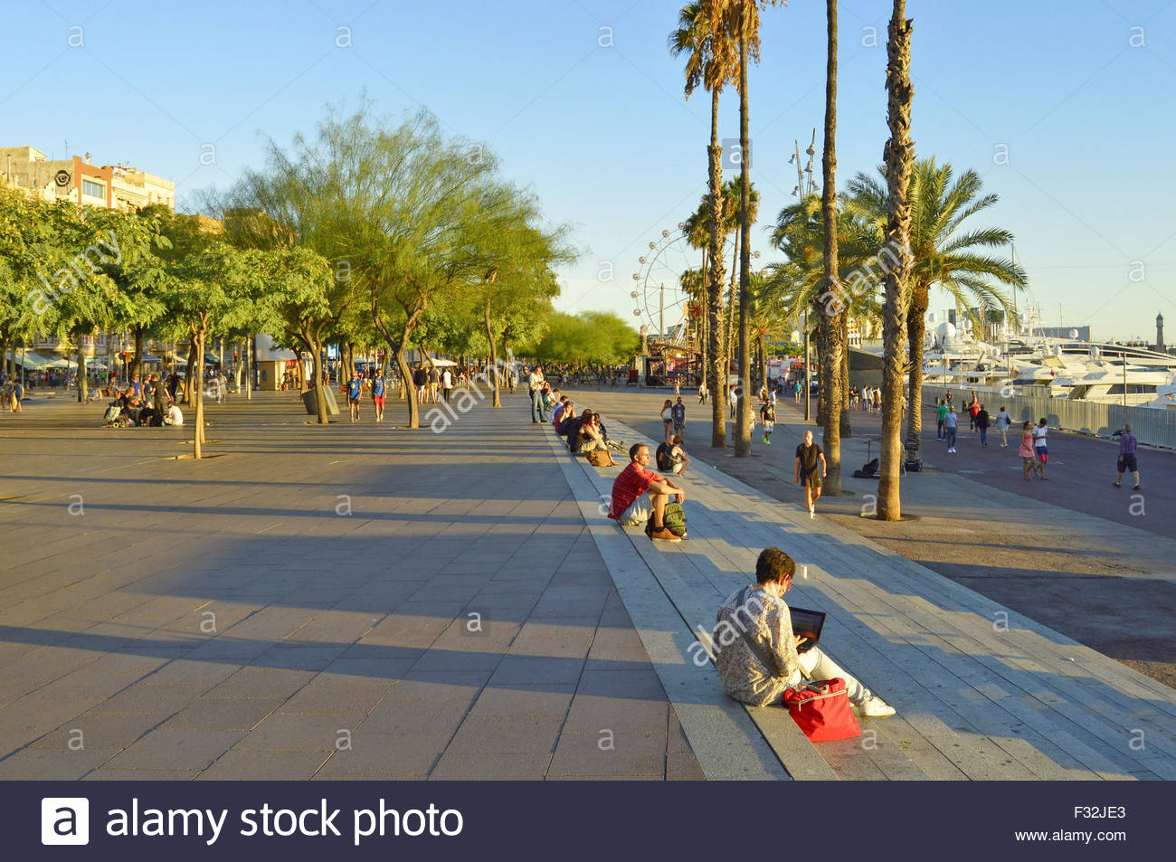 Barceloneta Promenade High Resolution Stock Photography and Images - Alamy