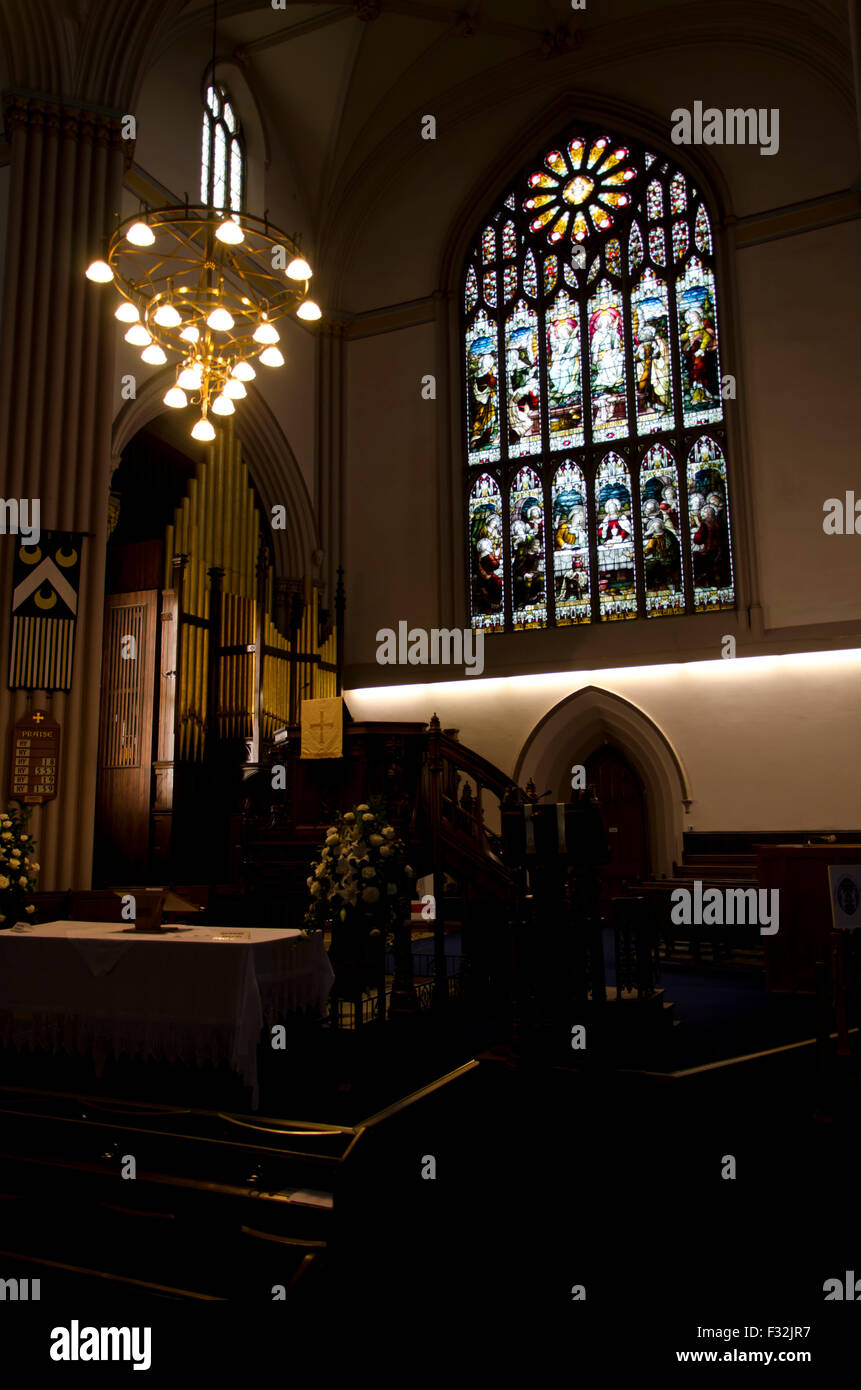 Inside Dunfermline Abbey Church in the Kingdom of Fife, Central ...