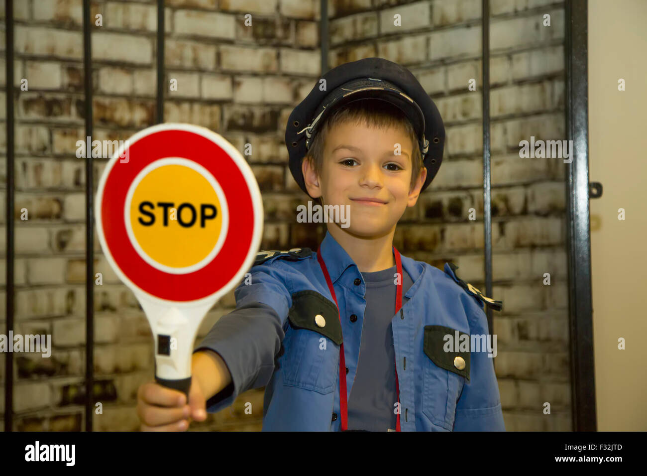 Policeman boy hi-res stock photography and images - Alamy